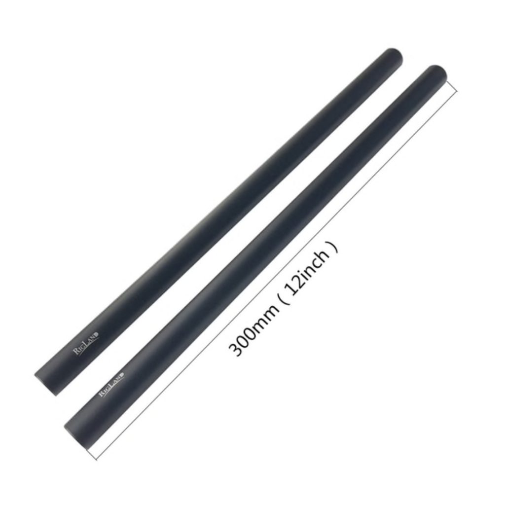 RigLand 15mm rods Aluminum Alloy 30 cm 12 inch Long (M12-30cm) for Dslr ...