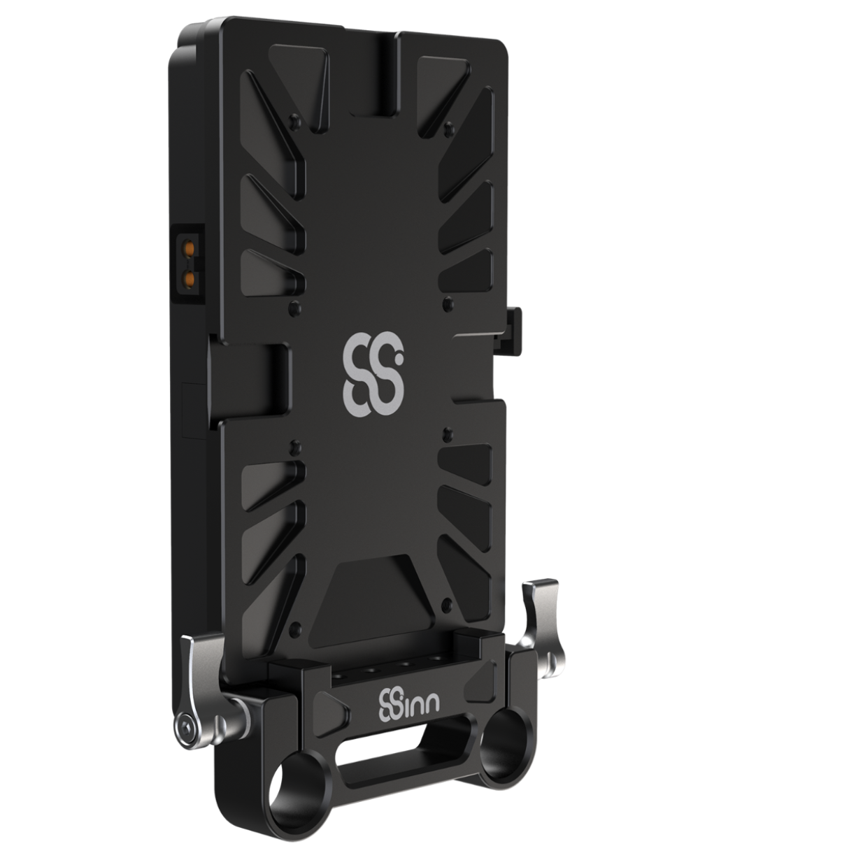 8SINN Battery Mounting Plate with 15mm Rod Clamp + V-Mount Battery ...