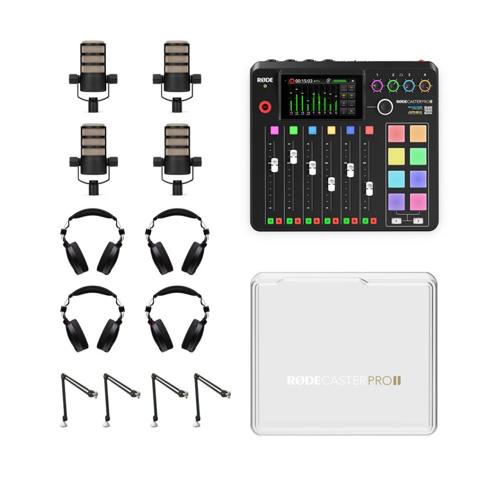 RØDE RODECaster Pro II 4-Person Bundle | Cinegear Amsterdam