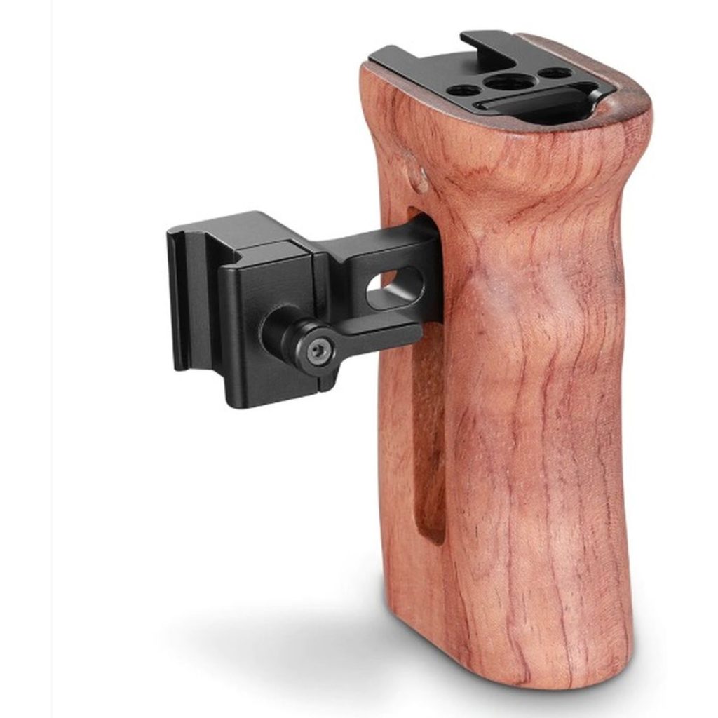 SmallRig 2187 Wooden Nato Side Handle | Cinegear Amsterdam