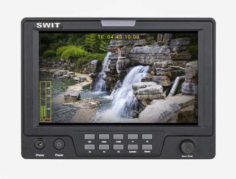 SWIT 7 inch On camera LCD monitor no plate | Cinegear Amsterdam