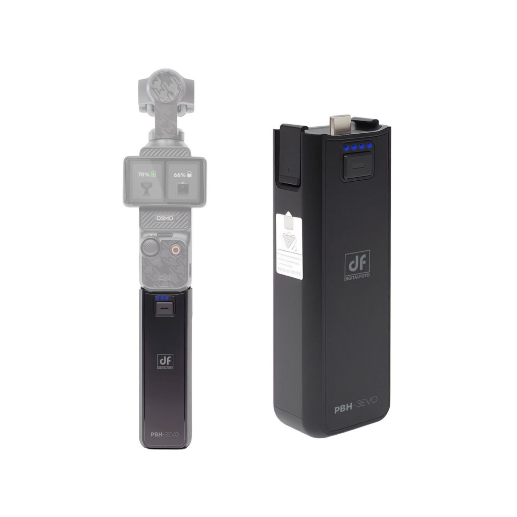 DigitalFoto PBH-3EVO Decoding Battery Handle for DJI Osmo Pocket 3 ...